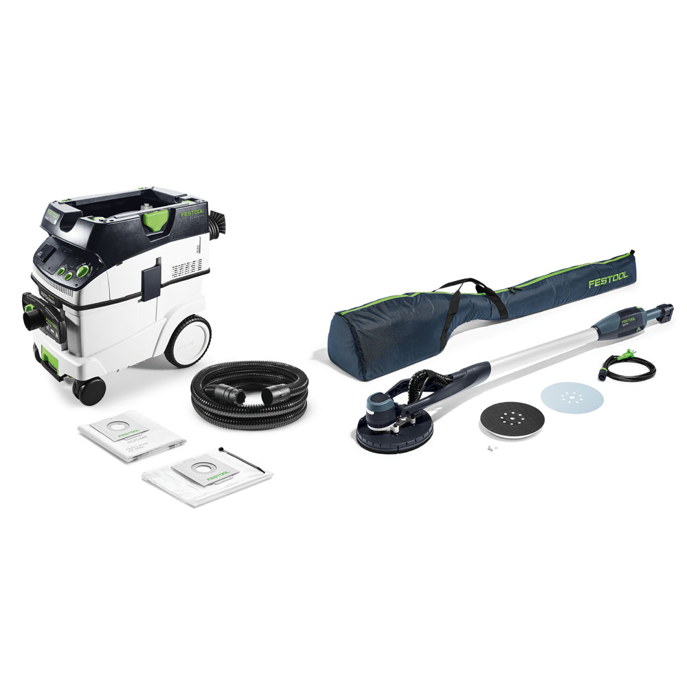 Festool LHS-E 225/CTL36-Set - Set con levigatrice rotativa a stelo e ...